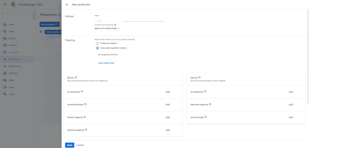 How to Manage Protections in Google Ad Manager