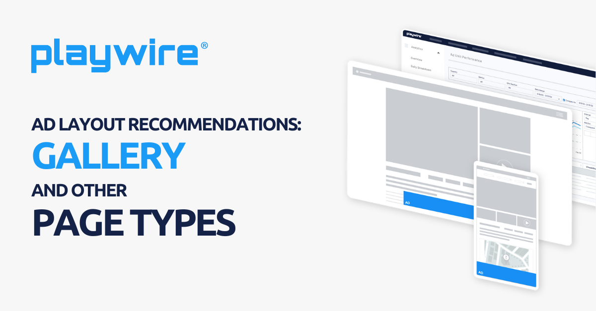 Gallery and Other Page Ad Layouts