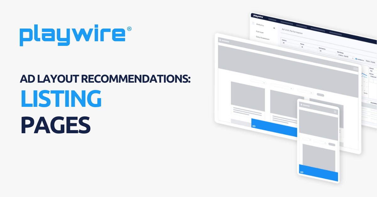 Listing Page Ad Layouts
